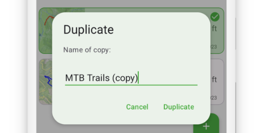 Duplicate Maps Touchtrails Route Planner At Your Fingertip